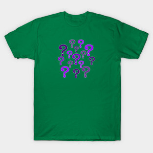 riddler question mark shirt