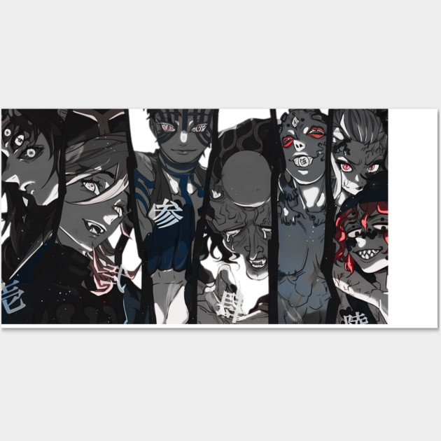 kimetsu no yaiba (upper rank demon) - Kimetsu No Yaiba Anime - Posters ...