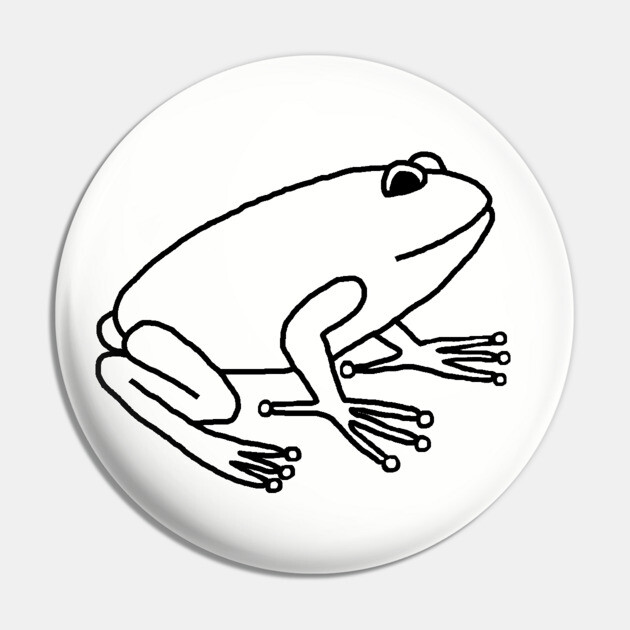 frog outline simple