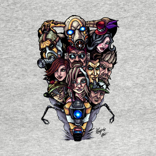 borderlands drawings