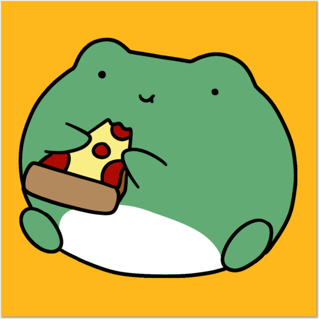 frog pizza cute
