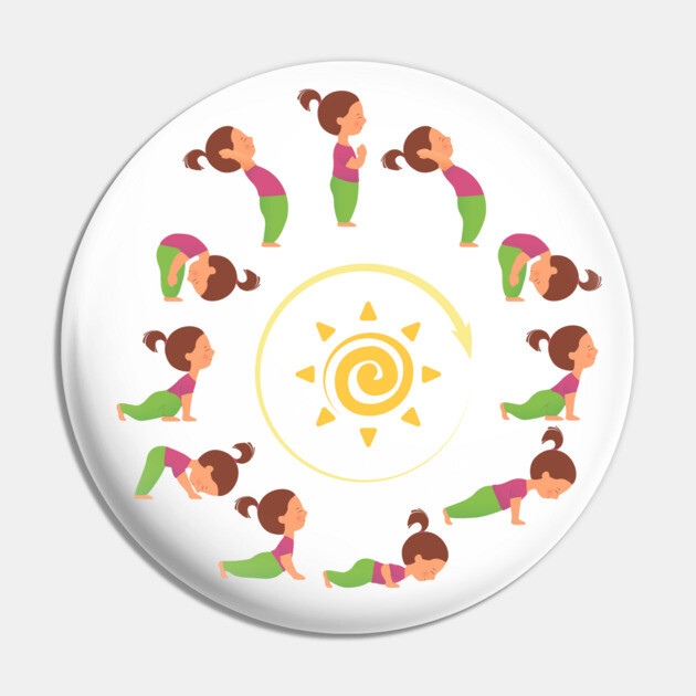 sun salutation sequence for kids
