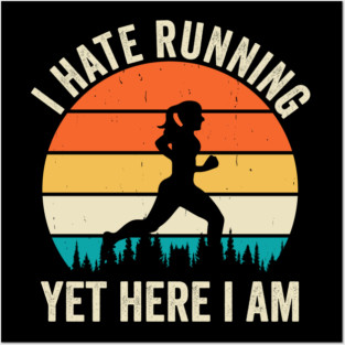 half marathon running posters
