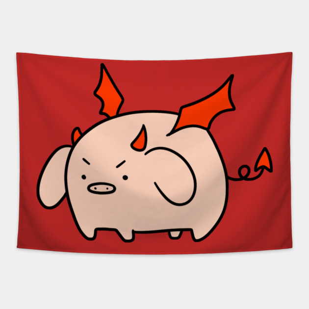 devil pig cartoon