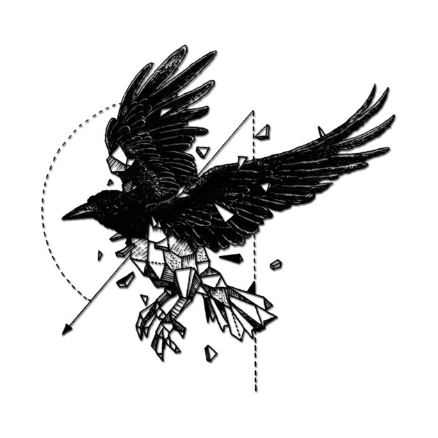 crow tattoo