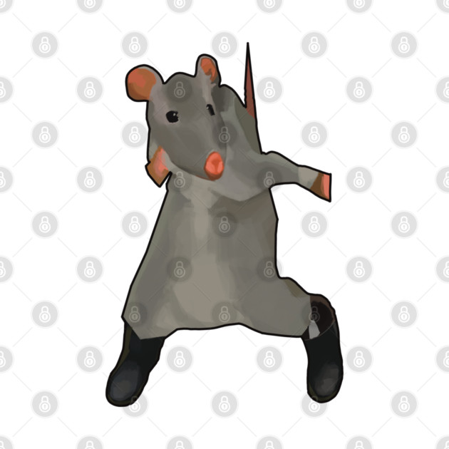 Rat Dance Meme / Dancing Rat Meme (Big Print) - Meme - T-Shirt | TeePublic