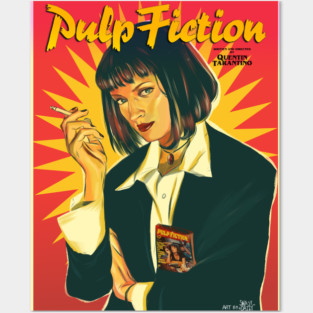 pulp fiction poster signed