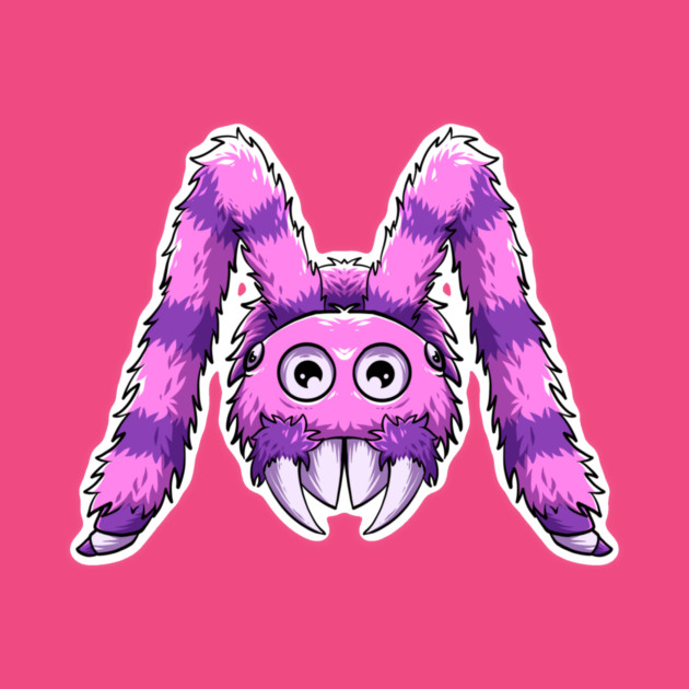 Playful Spider Letter M - Fun & Educational Art - Cute Spider - T-Shirt ...