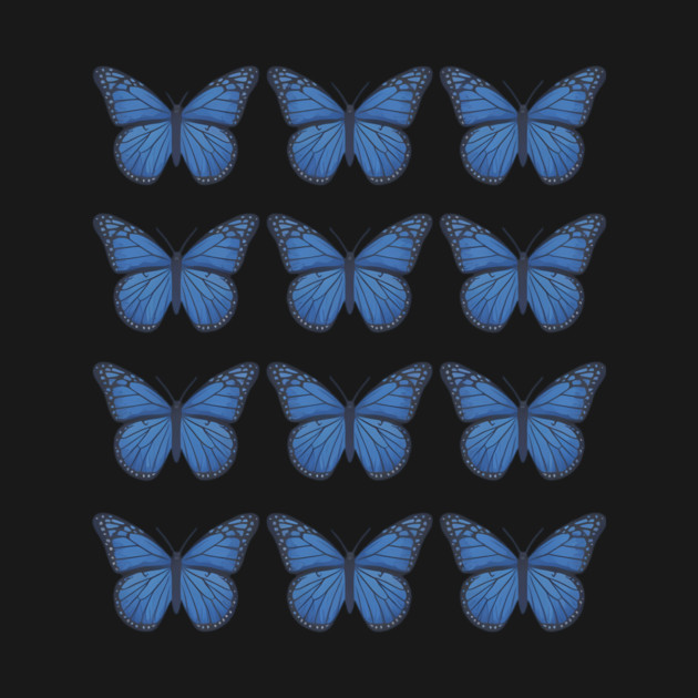 Blue Butterfly Colon Cancer - Blue Butterfly Colon Cancer - T-Shirt ...