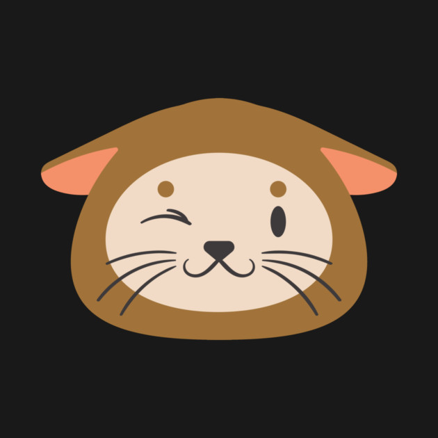 Cute cat snoot cartoon illustration funny - Cat - T-Shirt | TeePublic