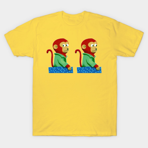 Side Eye Monkey Meme ⛥ - Meme - T-Shirt | TeePublic