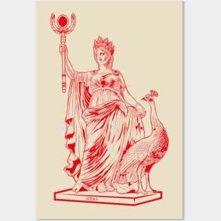 hera statue drawing
