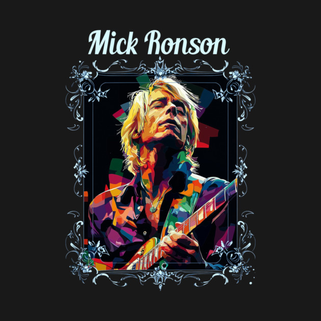 MICK RONSON MUSICIAN FAN ART - Mick Ronson Musician Fan Art - T-Shirt ...