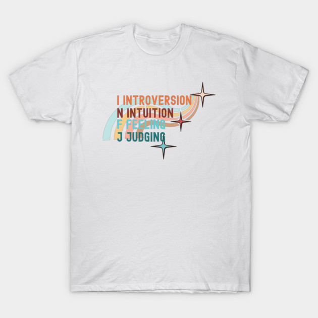 Retro INFJ Stellar Stars - Retro Infj - T-Shirt | TeePublic