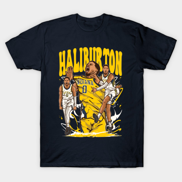Tyrese Haliburton Cartoon - Tyrese Haliburton - T-Shirt | TeePublic