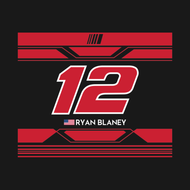 Ryan Blaney #12 2025 NASCAR Graphic Design Art - Ryan Blaney - T-Shirt ...