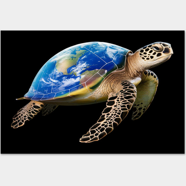 Earth Day 2025 Restore Earth Sea Turtle Art Save the Planet - Earth Day 2025 Restore Earth Sea ...
