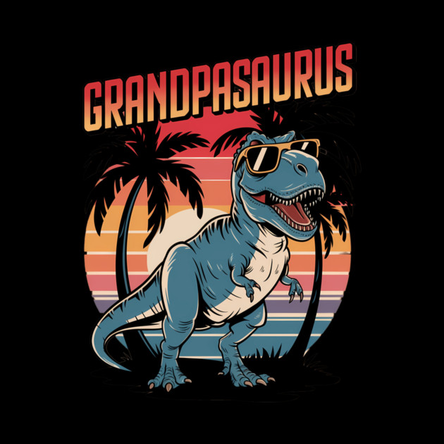 Grandpasaurus T Rex Dinosaur Grandpa Saurus Family - Grandpa - Tapestry ...