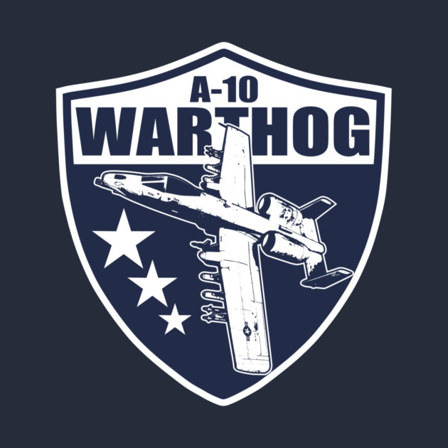 A-10 Warthog (small logo) - A 10 Thunderbolt Ii - T-Shirt | TeePublic
