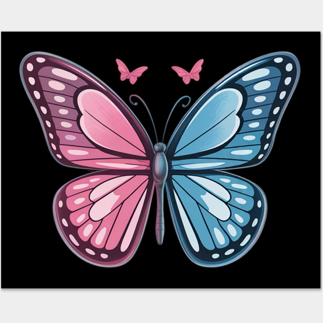 LGBT Transgender Trans Butterfly LGBTQ Pride - Lgbt Transgender Trans Butterfly Lgbtq - Posters ...
