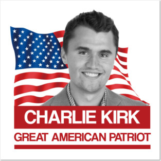 Charlie Kirk Posters and Art Prints for Sale | TeePublic