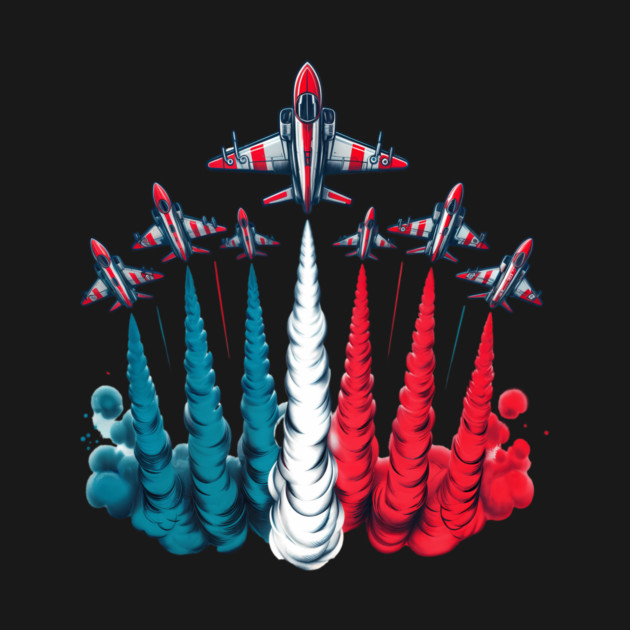 Patriotic Red White Blue Usa Flag Fighter Jets 4Th Of July - Fighter ...