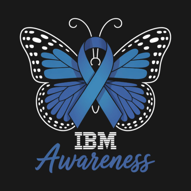 Inclusion Body Myositis Awareness Butterflies Blue Ribbon - Myositis ...