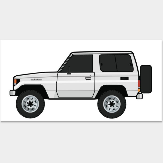 Land Cruiser BJ70 (machito) shorty White stock - Toyota - Posters and ...