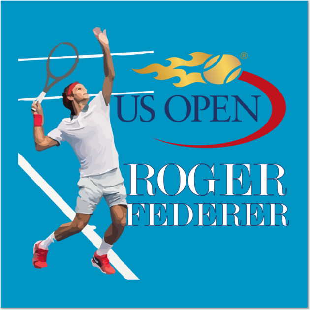 roger federer print