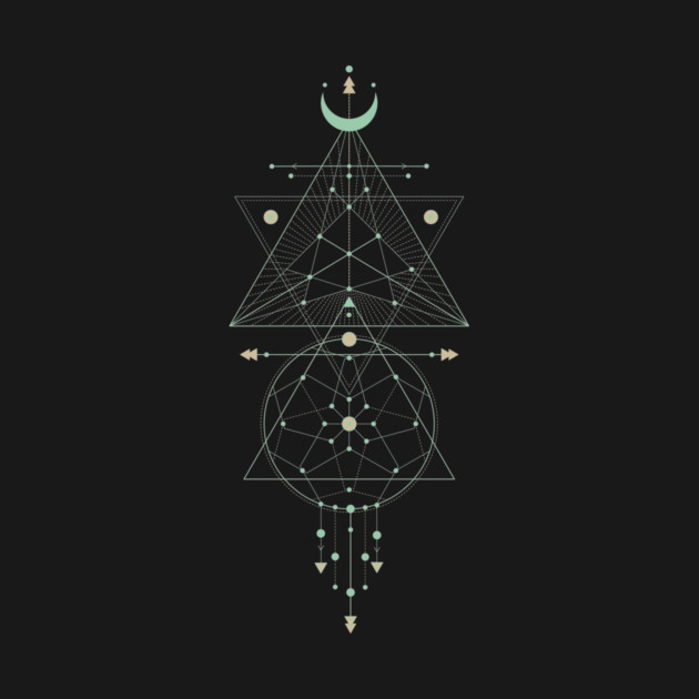 Mystical Sacred Geometry - Sacred Geometry - T-Shirt | TeePublic