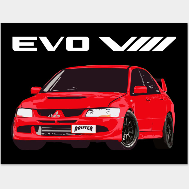 lancer evolution 8 red