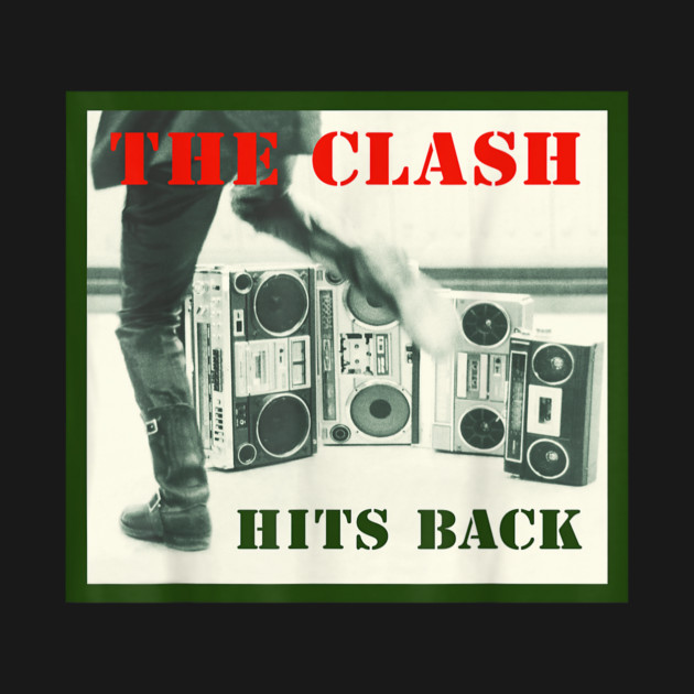 The Clash - Album Cover Hits Back - The Clash - T-Shirt | TeePublic