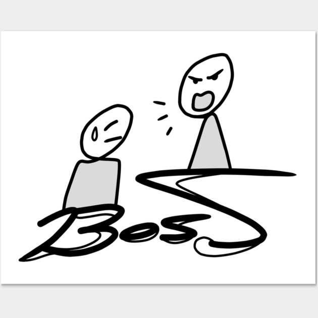 Stickman Boss Meme | Funny Work Life Sad Employee - Stickman Meme ...