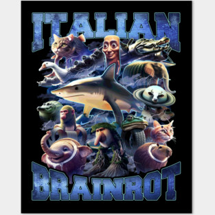 Italian Brainrot Posters and Art Prints for Sale | TeePublic