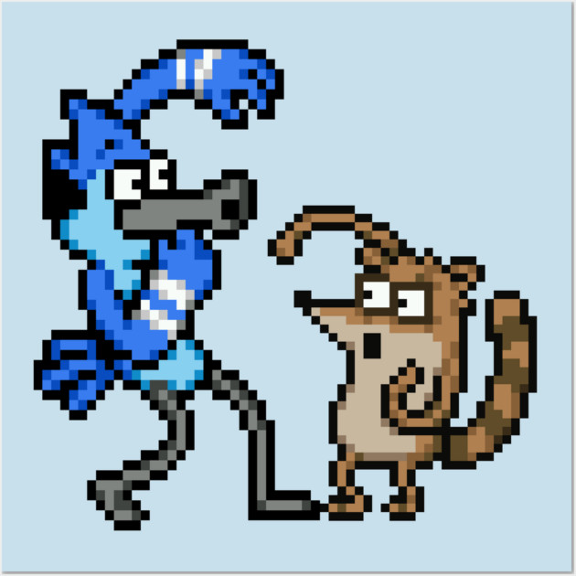 REGULAR SHOW - PIXEL MORDECAI & RIGBY - Regular Show - Posters and Art ...