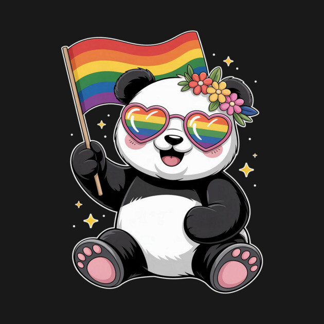LGBT Pride Month Panda LGBTQIA - Lgbt Pride Month Panda Lgbtqia - T ...