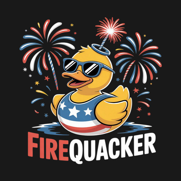4th of July Duck Firequacker Patriotic Fourth of July - 4th Of July ...