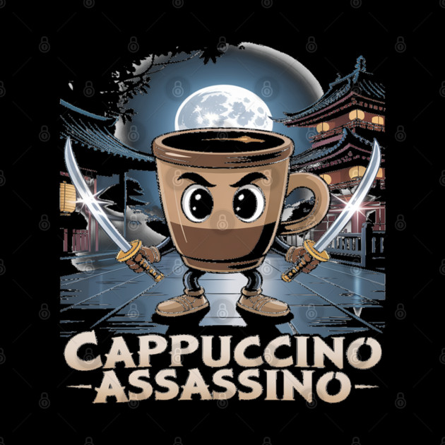 Cappuccino Assassino Italian Brainrot - Trending Now - Socks | TeePublic