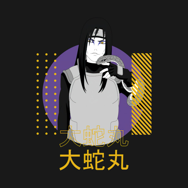 Orochimaru Naruto Fan Art - Orochimaru Naruto - T-Shirt | TeePublic