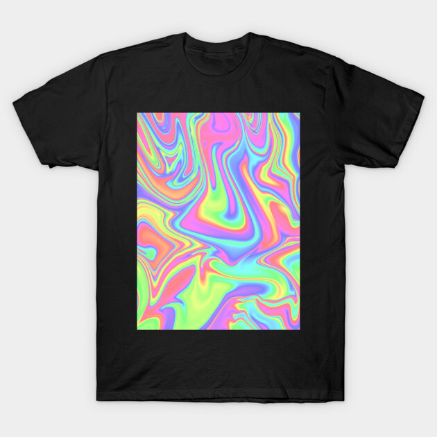 psychedelic pattern shirt