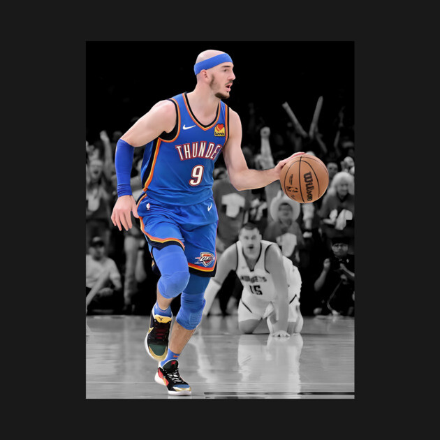 Alex Caruso Funny Meme With Nikola Jokic - Alex Caruso - T-Shirt ...