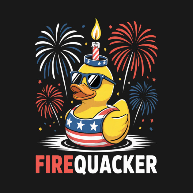 4th of July Duck Firequacker Patriotic Fourth of July - 4th Of July ...