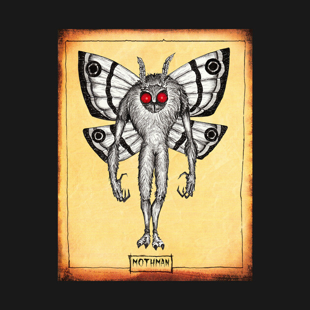 CRYPTID - the MOTH MAN - Cryptid - T-Shirt | TeePublic