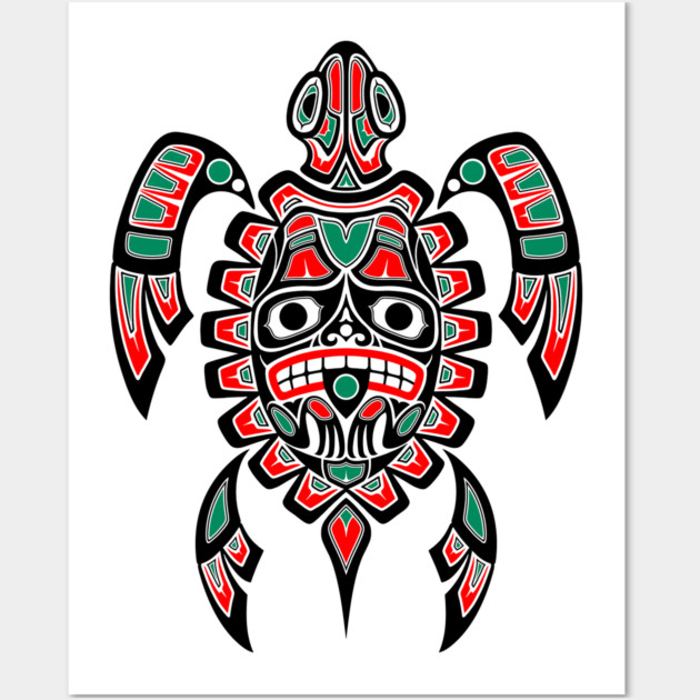 tribal print turtle