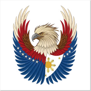 philippine eagle drawing poster
