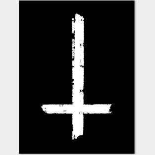 upside down cross poster