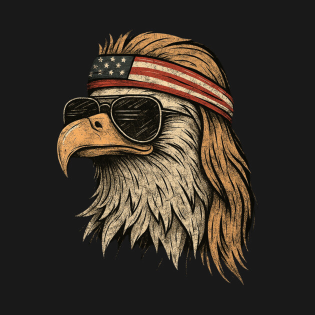 merica eagle mullet