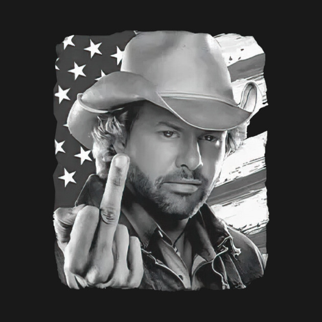 Toby Keith Middle Finger American Ride - Toby Keith - T-Shirt | TeePublic