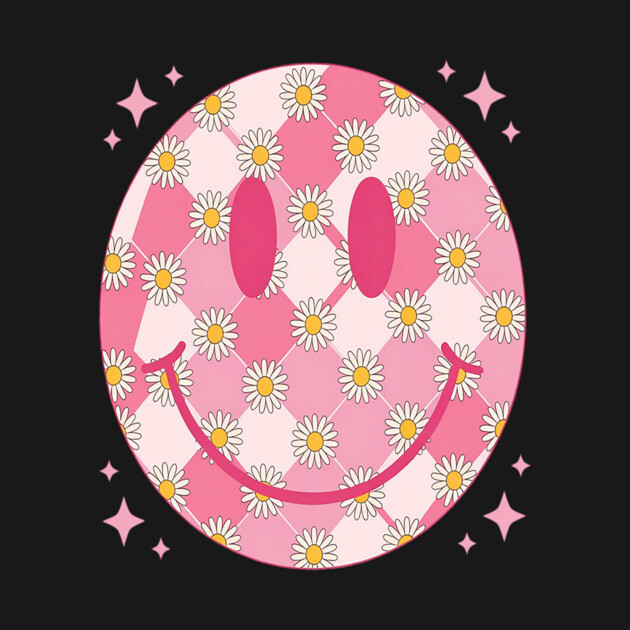 Preppy Aesthetic Smile Face - Preppy Aesthetic Smile Face - T-Shirt ...