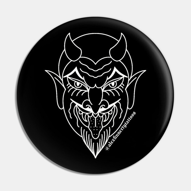 devil head tattoo
